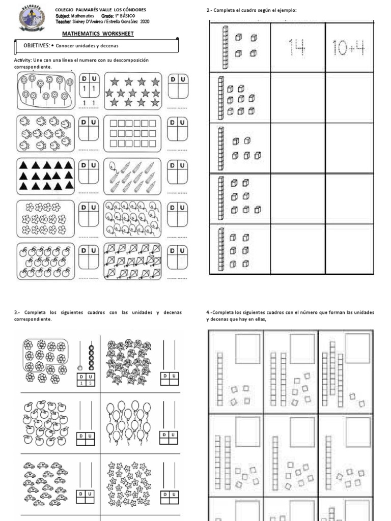 Unidad y Decena | PDF | Métodos y materiales de enseñanza