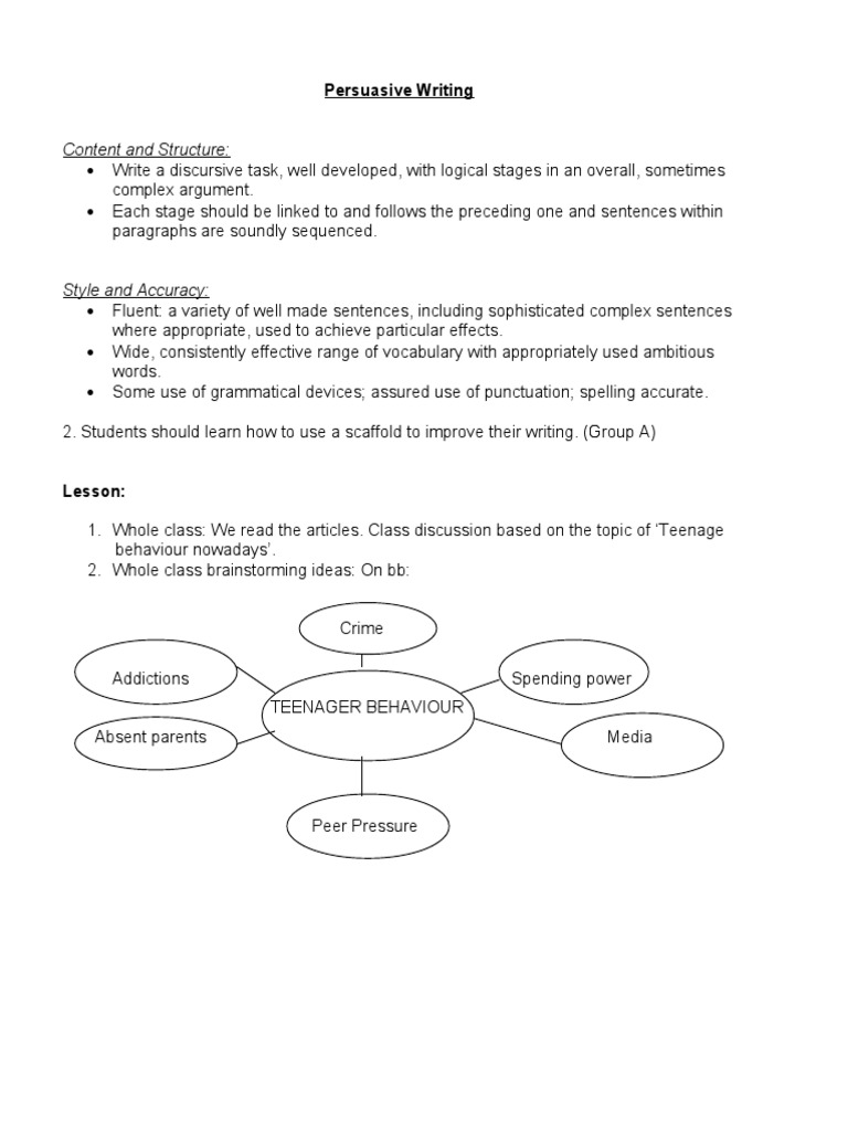 Persuasive Writing Tips and Exemplars | PDF | Argument | Reason
