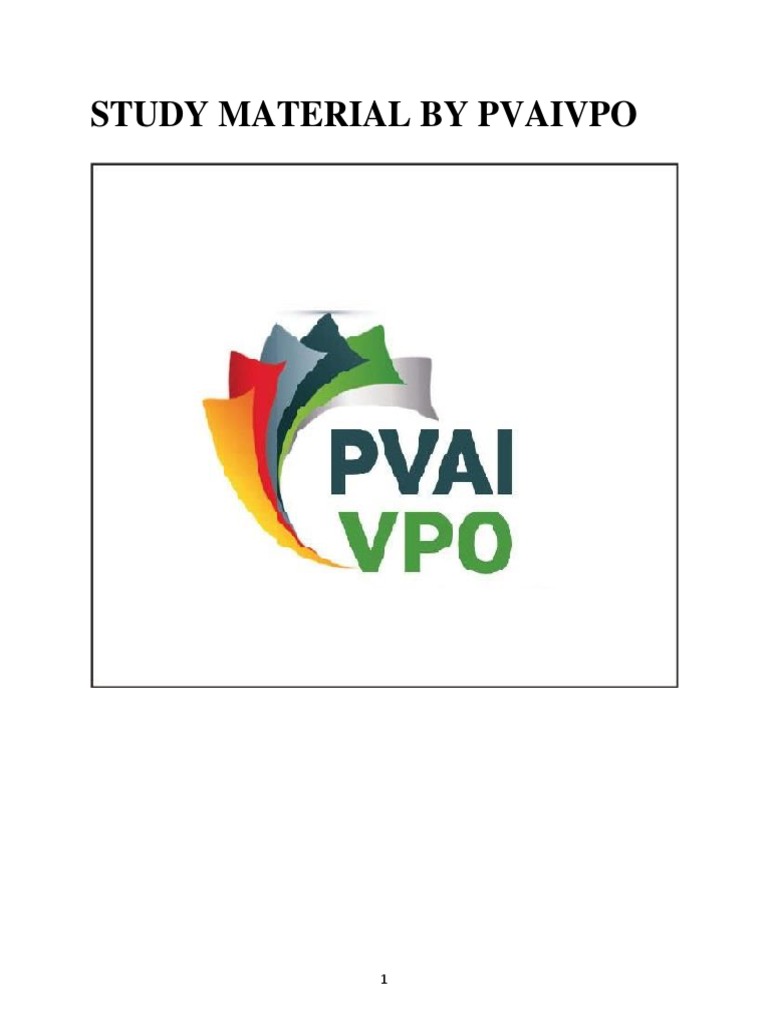 PVAI VPO Study Material Book2 PDF | PDF | Supply (Economics) | Monopoly