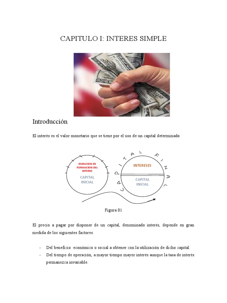 Mf. Interés Simple Teoría y Práctica | PDF | Interés | Capital (economía)