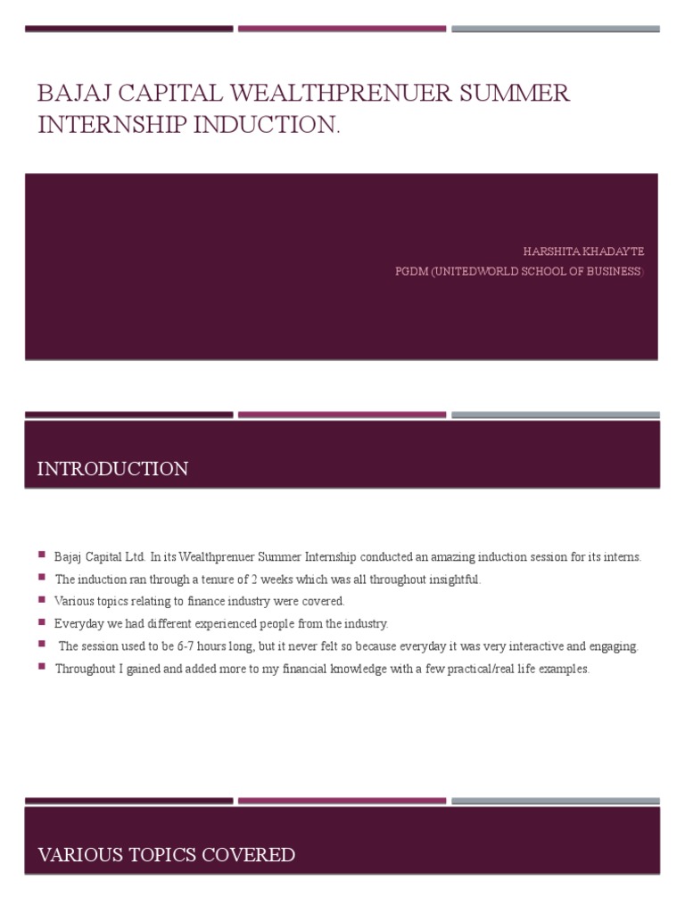A Comprehensive Overview of Financial Markets and Products Through ...