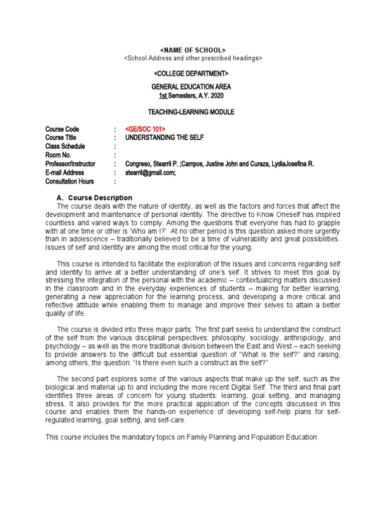 Material Self | Download Free PDF | Self | Identity (Social Science)