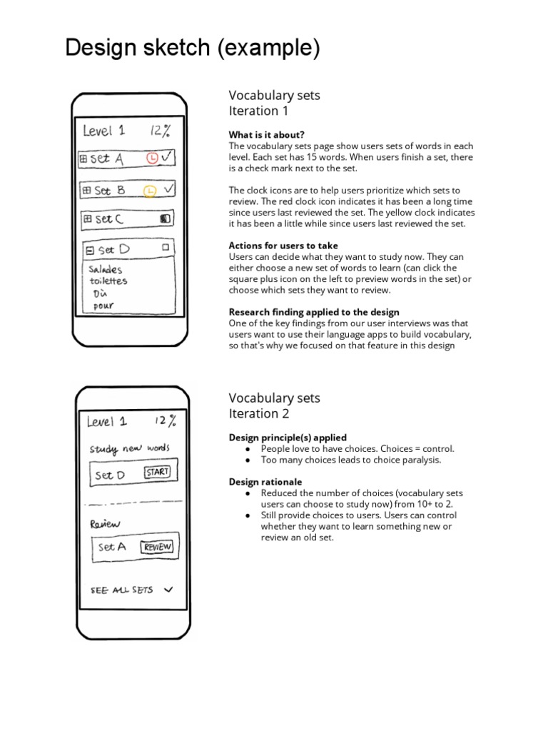 Example Design Sketch | PDF
