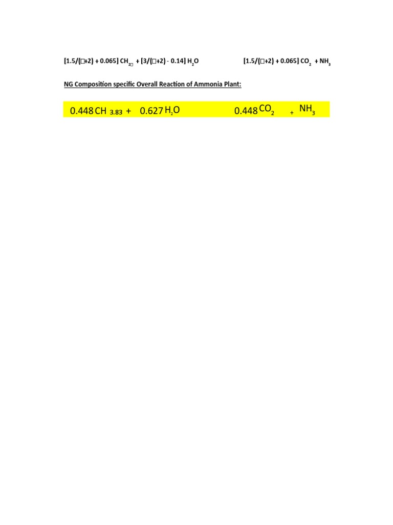 Rich Gas and Lean Gas | PDF | Ammonia | Carbon Dioxide