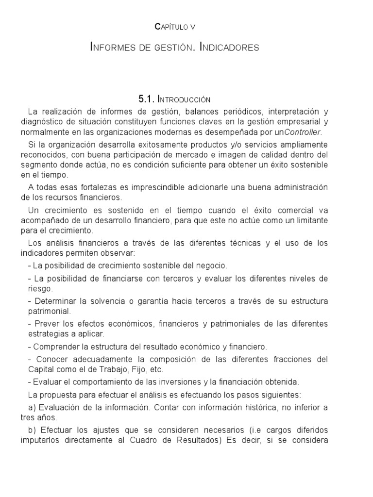 Herramientas para El Analisis de EECC | PDF | Capital de trabajo | Rentabilidad sobre recursos ...