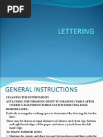 Engineering Lettering Guide | PDF | Pencil | Drawing