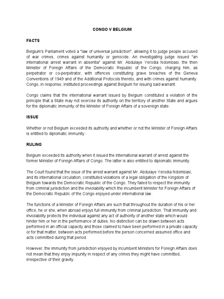 115 - 28 Congo V Belgium | PDF | Government Information | Social ...