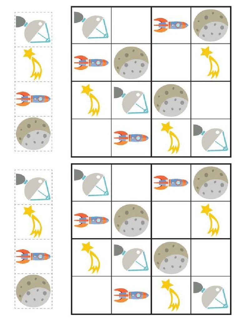 4 JUNHO - Sudoku Do Sistema Solar | PDF