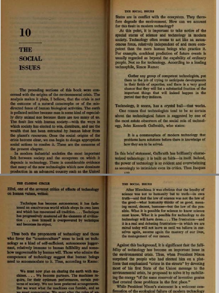 The Closing Circle | PDF