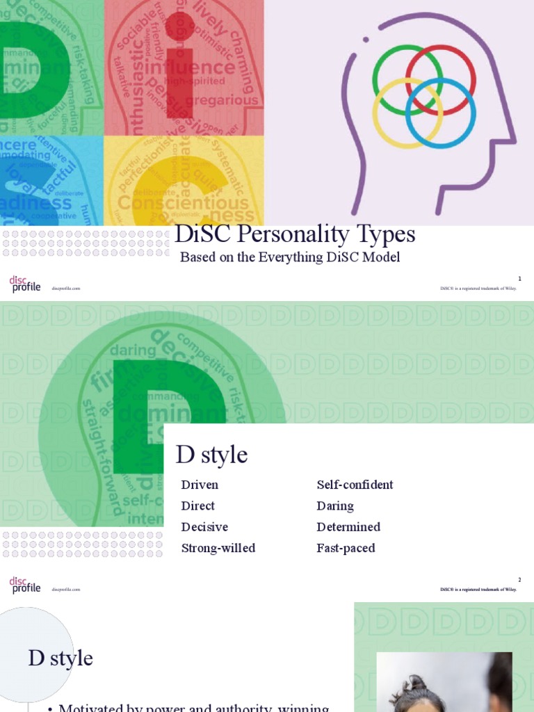 DiSC Personality Types | PDF