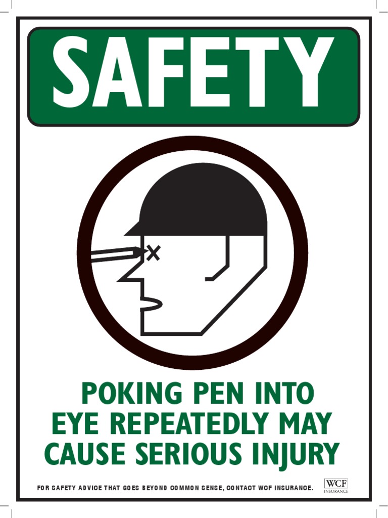 Poking Pen Into Eye Repeatedly May Cause Serious Injury | PDF