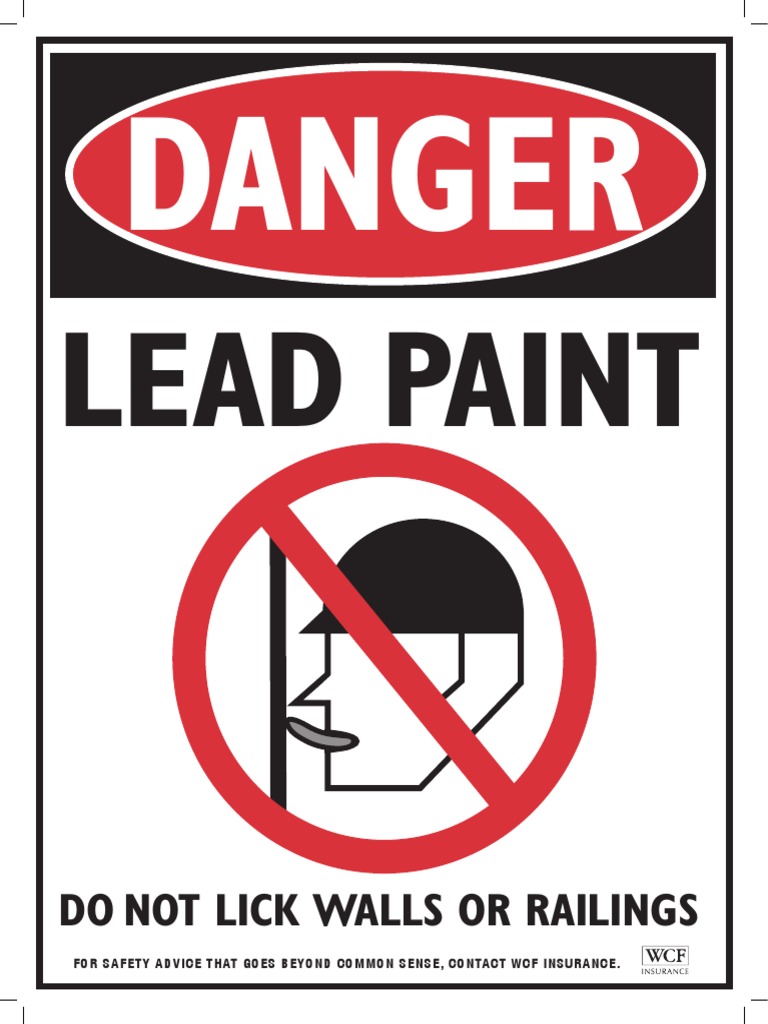 Fake Safety Posters 2013 Lead Paint | PDF