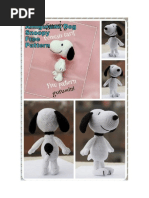 Free Mini Snoopy Crochet Pattern | PDF | Crochet | Yarn