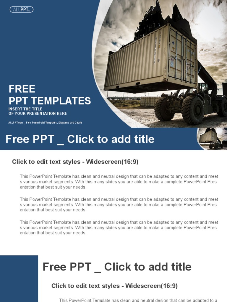 Free PPT Templates: Insert The Title of Your Presentation Here | PDF