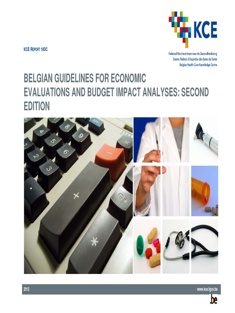 KCE Guidelines Version 2 (Belgium 2012) | PDF | Cost Effectiveness ...