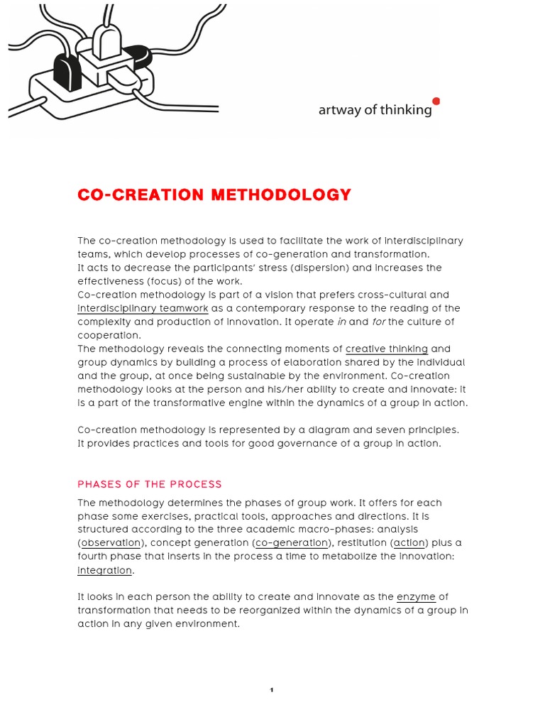 006 CO CREATION METHODOLOGY Summary | PDF | Systems Theory | Creativity