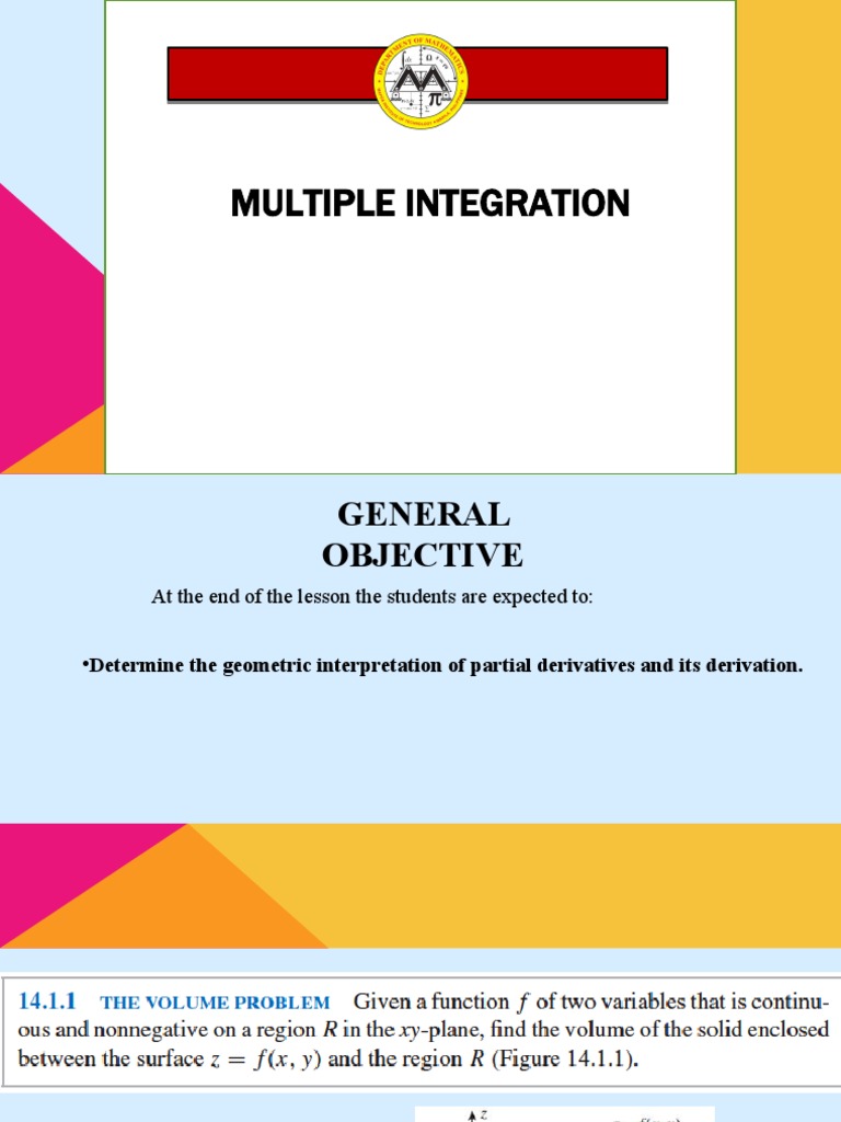 Multiple Integrals | PDF | Integral | Volume