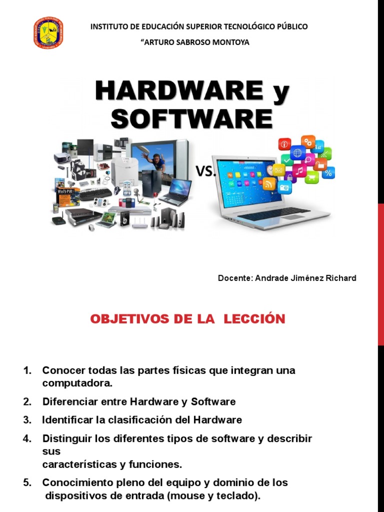 Hardware y Software | PDF | Hardware de la computadora | Programa de computadora