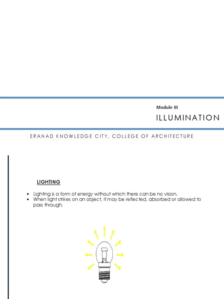 Module Iii - BS | PDF | Compact Fluorescent Lamp | Lighting