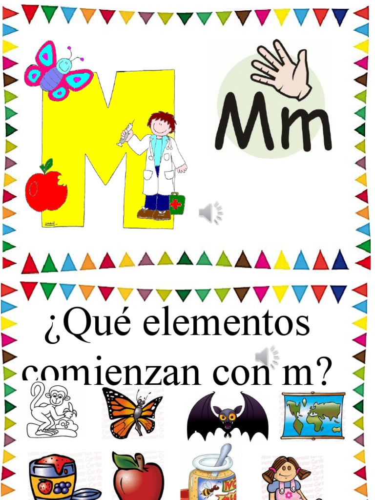 Actividades con la letra M para niños | PDF