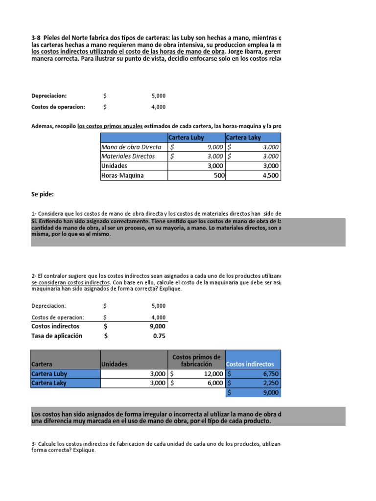 Ejercicios de Costeo ABC | PDF | Business