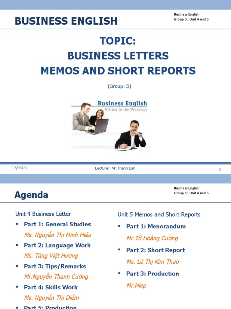 Business Letters and Memos Guide | PDF | Memorandum | Latin Script