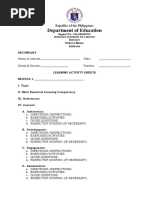 Grade 5 Performance Task Epp | PDF