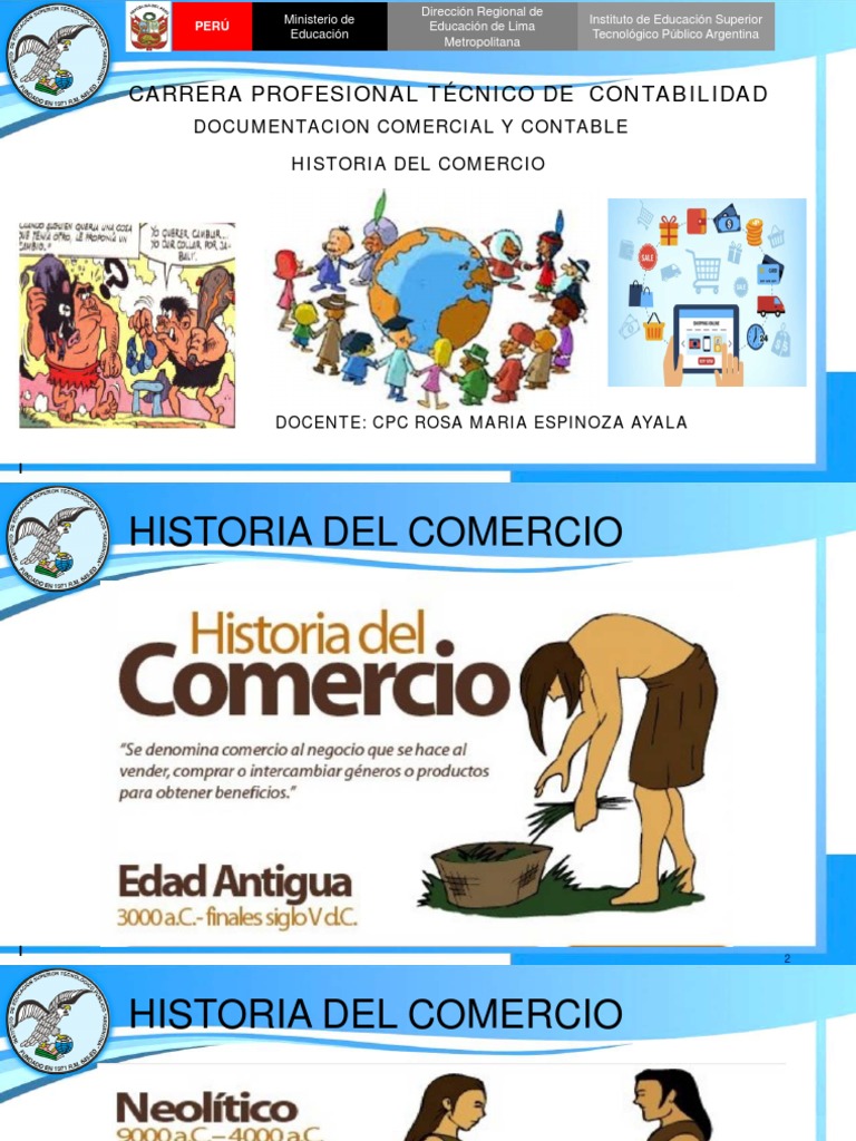 Historia Del Comercio PDF | Descargar gratis PDF | Comercio | Permuta