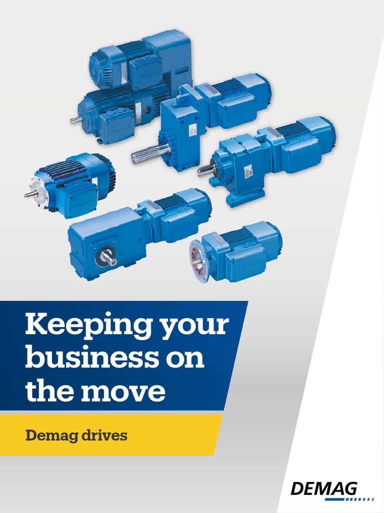 Demag Drives: Efficient Drive Solutions | PDF | Transmission (Mechanics ...