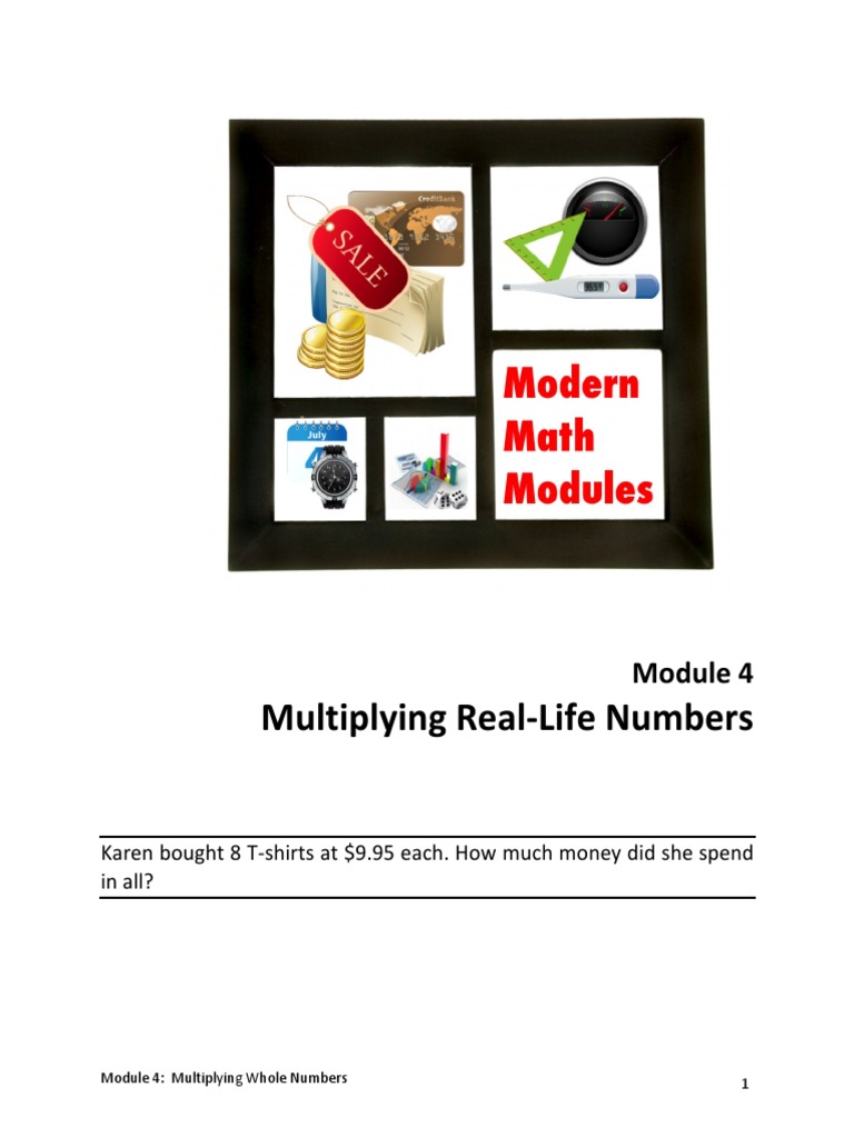 Real-Life Multiplication Concepts | PDF | Multiplication | Cognition