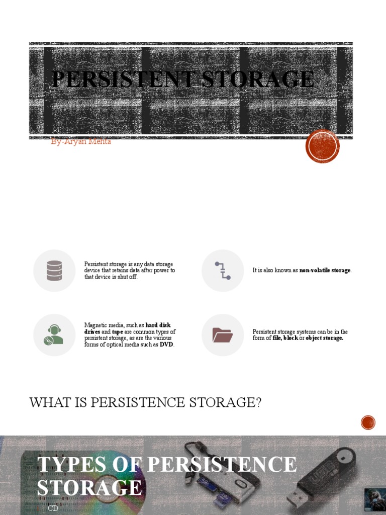 An In-Depth Look at Persistent Storage Options | PDF | Computer Data ...