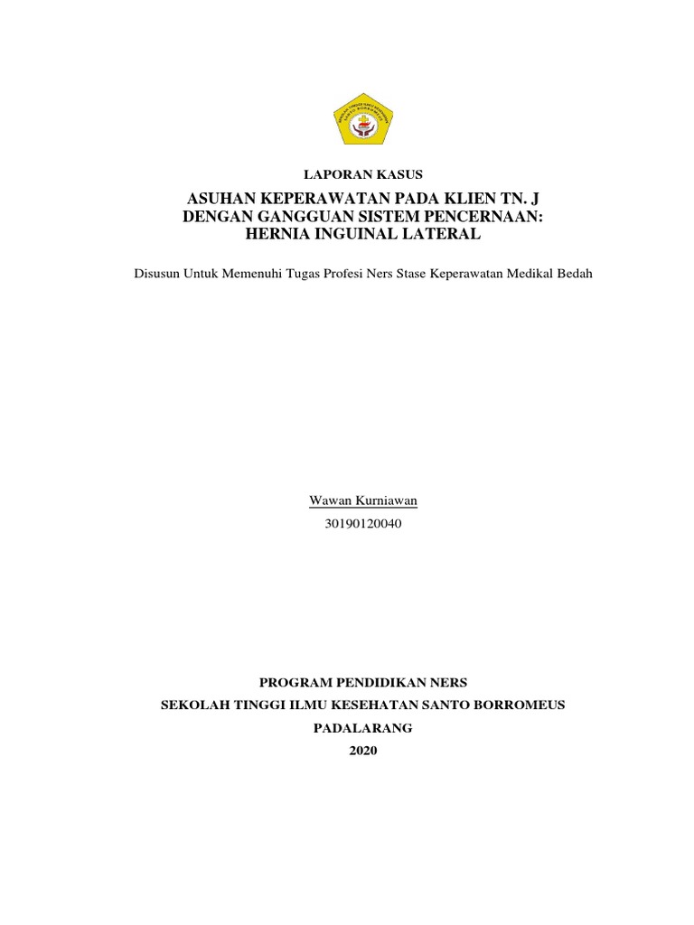 Askep Hernia Wawan Kurniawan-Dikonversi PDF | PDF