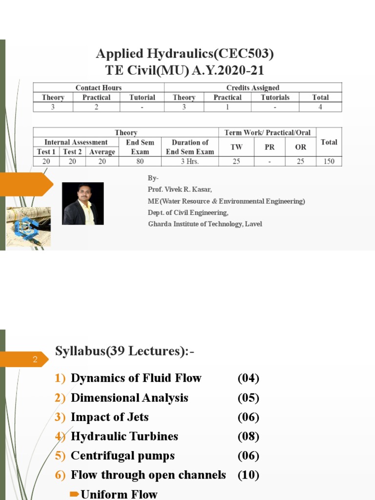 Lect.1 APH Introduction (13 July 20) | PDF | Hydraulic Engineering ...