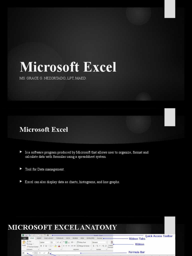 Lesson 7 Microsof Excel | PDF | Microsoft Excel | Function (Mathematics)