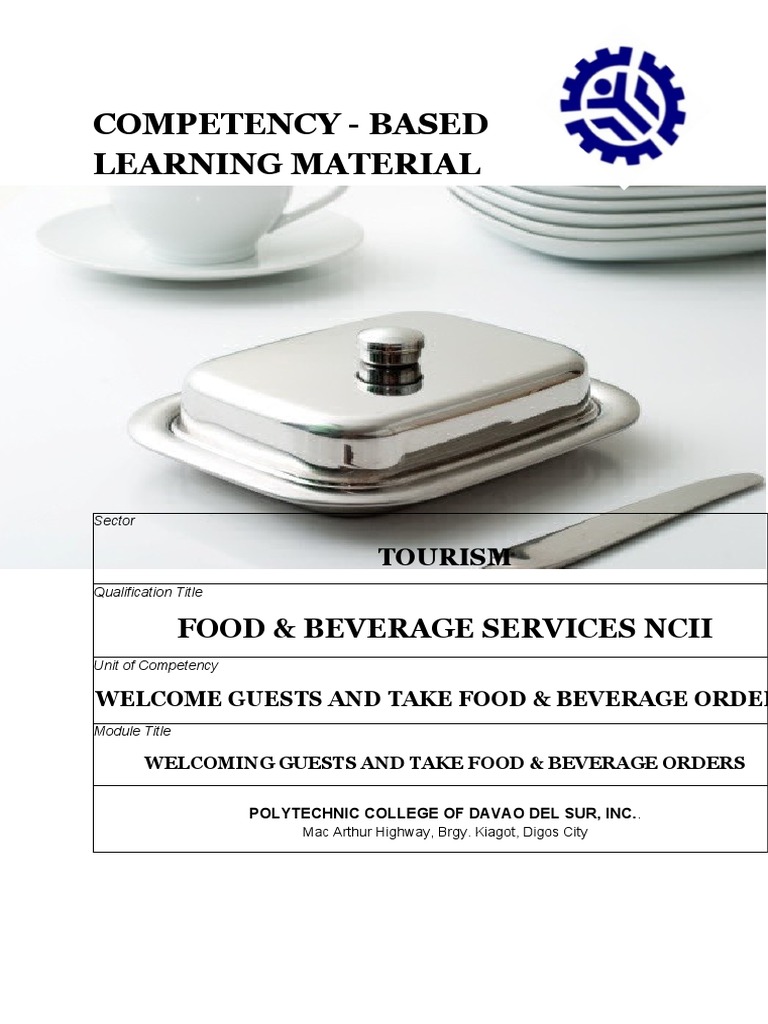 Module Welcome Guest | PDF | Tableware | Restaurants