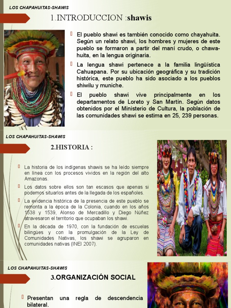 Los Shawis: Pueblo indígena de la Amazonía peruana | PDF | Science ...