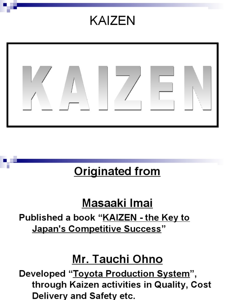 Kaizen Training | PDF | Inventory | Business Process