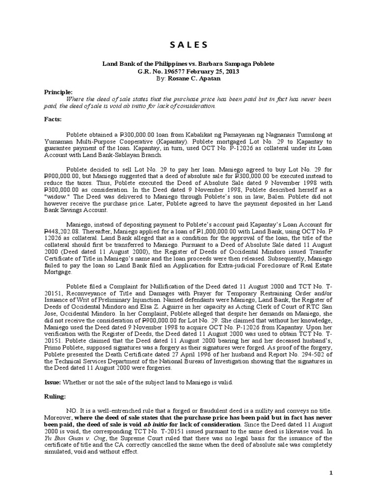 Special Contracts Case Digests (1), 105 Pages | PDF | Surety | Assignment (Law)