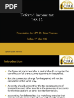 Ias 12 Notes | PDF | Expense | Taxes
