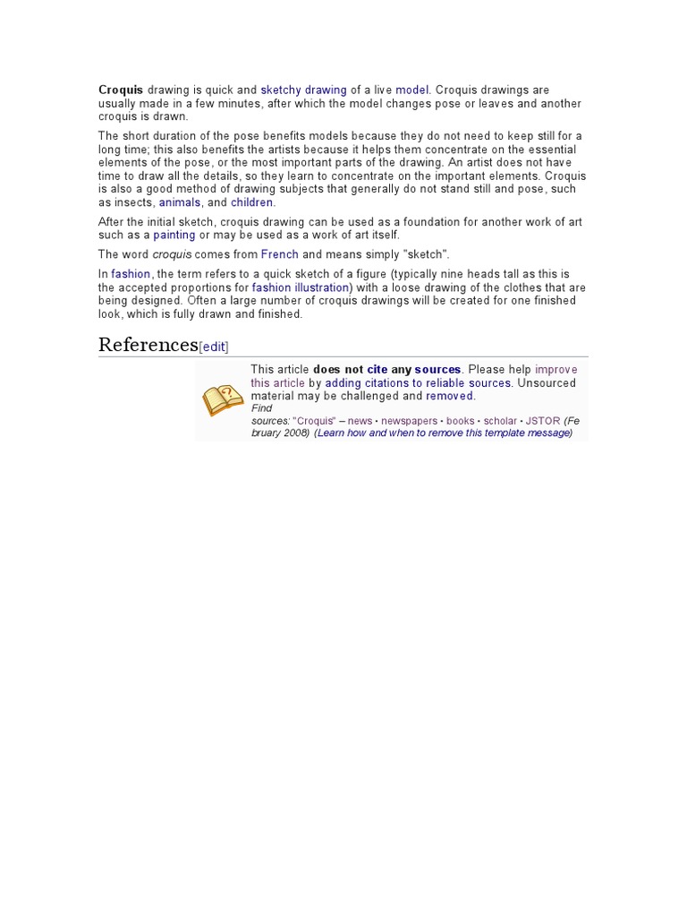 References: Sketchy Drawing Model | PDF