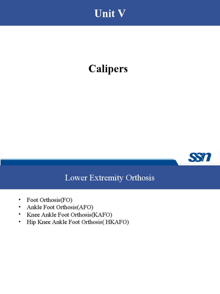 Calipers - Lower Extremity | PDF | Foot | Ankle