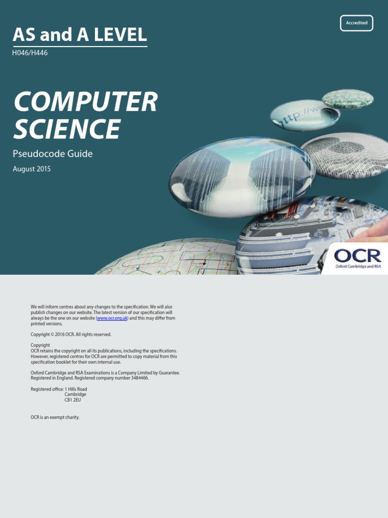 Pseudocode Guide Pdf Subroutine Constructor Object Oriented