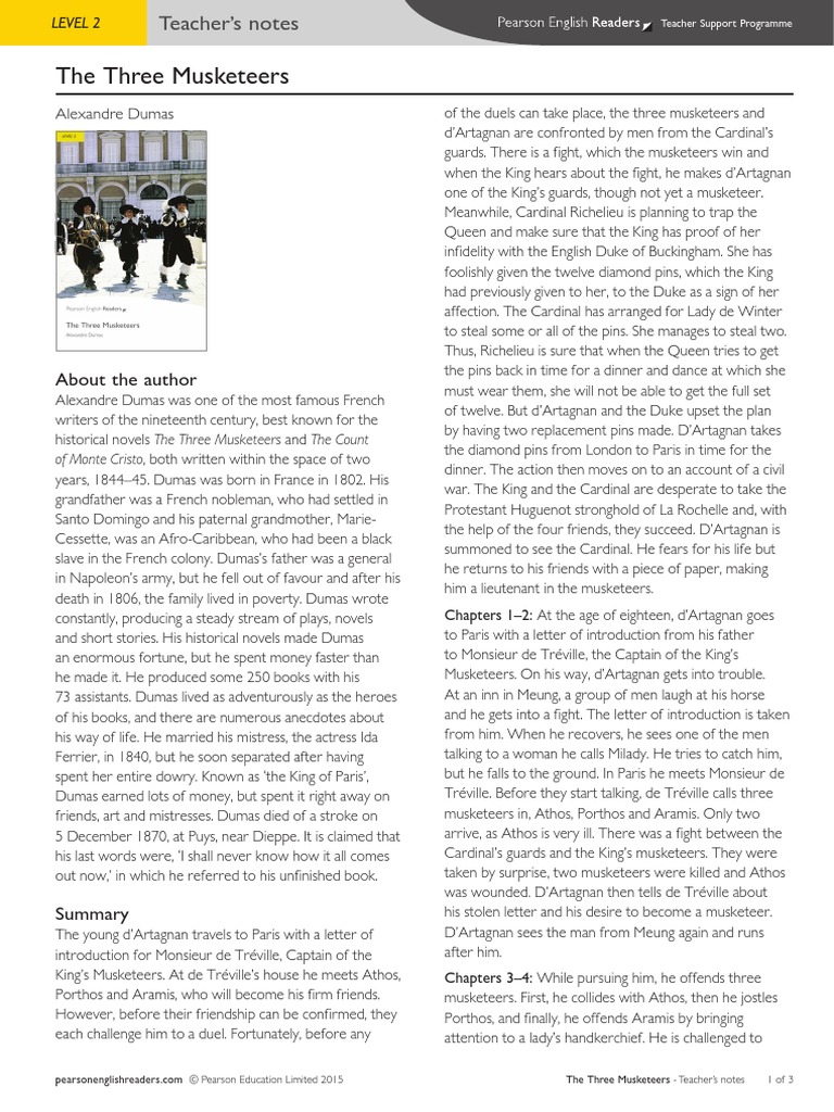 TN The-Three-Musketeers | PDF | The Three Musketeers | Aramis
