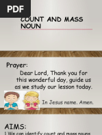 MASS COUNT NOUN Worksheet | PDF | Noun | Linguistic Morphology