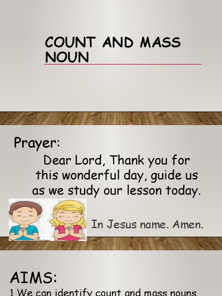 Count and Mass Noun | PDF | Noun | Mass (Liturgy)