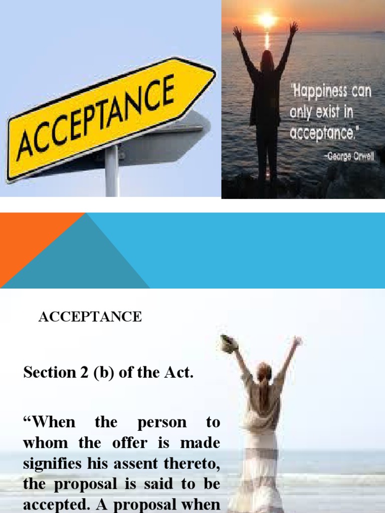 C 9 Acceptence | PDF | Offer And Acceptance | Law And Economics