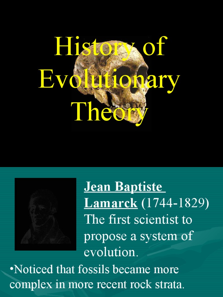 Evolutionary Theory: Key Contributors | PDF | Natural Selection ...
