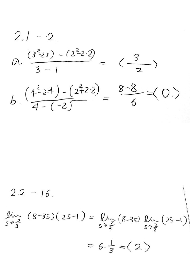 Thomas Calculus Chapter 3 Solution For Some Problems | PDF