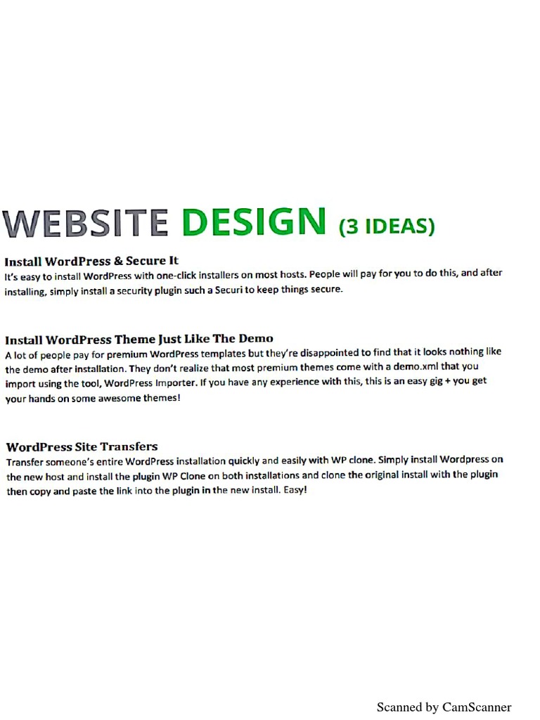 100 Great Gig Ideas | PDF