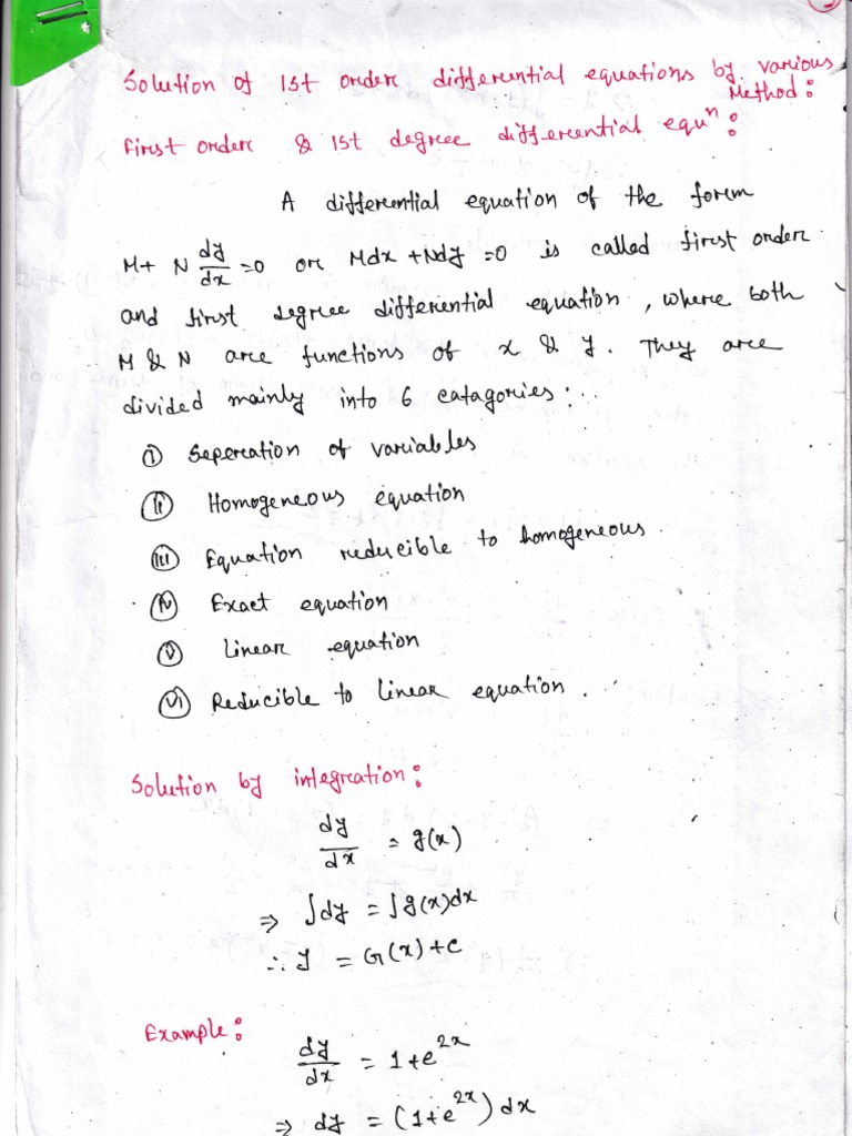 Separation of Variables PDF | PDF